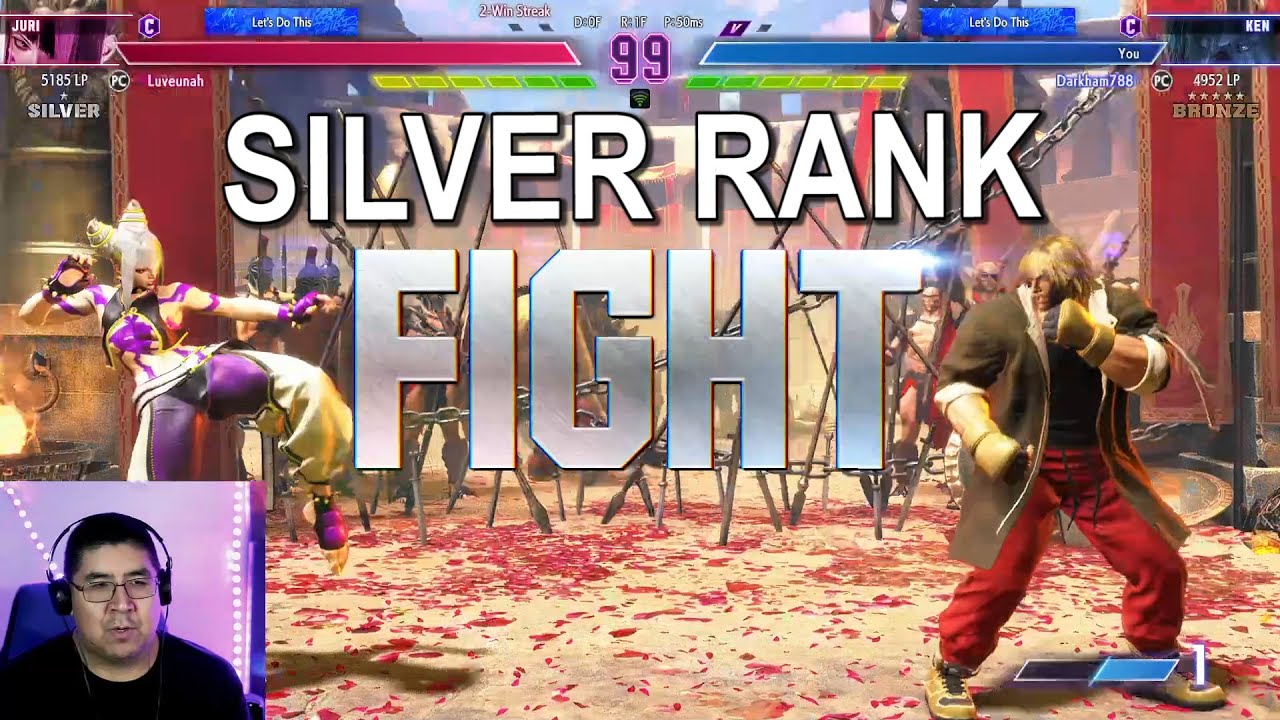 Street Fighter 6 Silver Rank Up Fight #streetfighter6 - YouTube