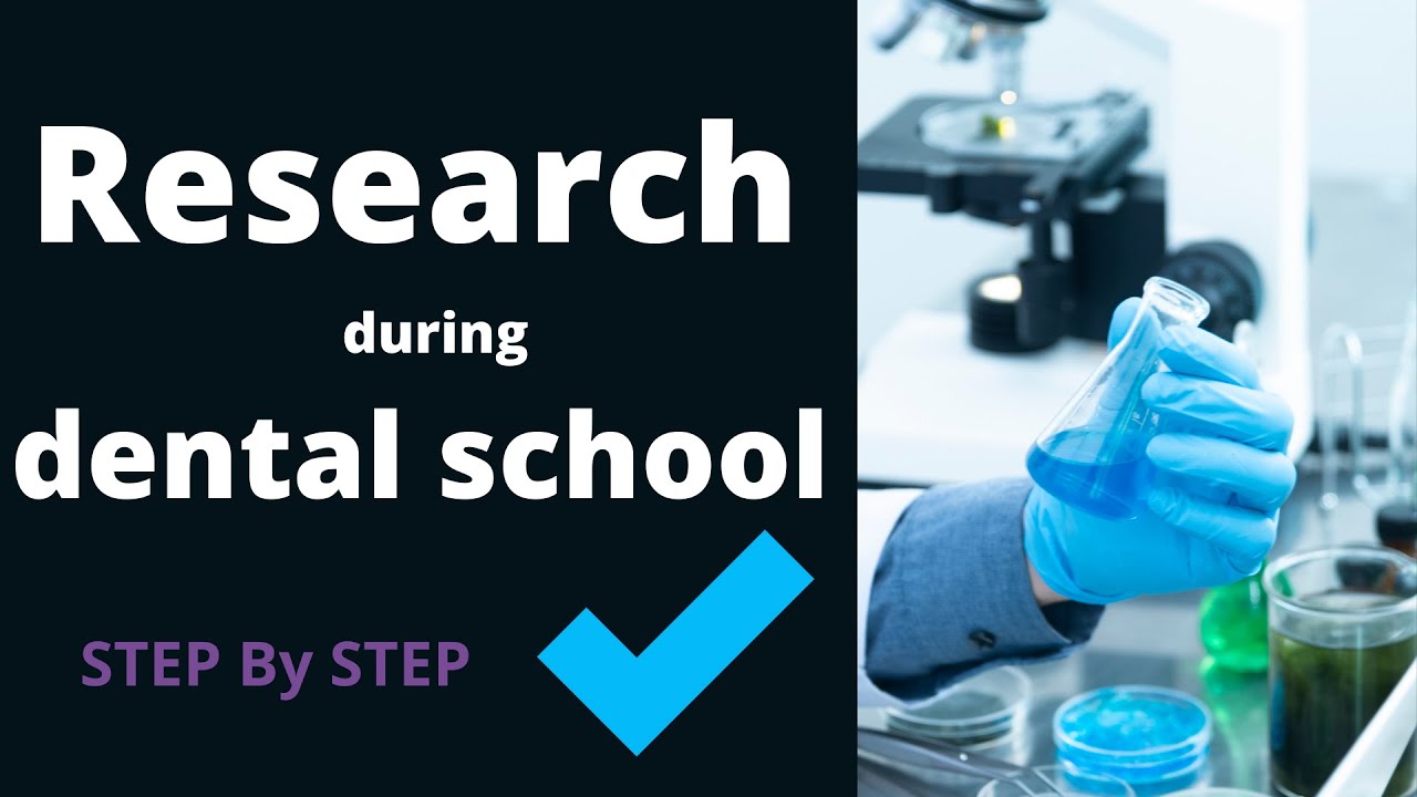 How to do research during dental school - YouTube