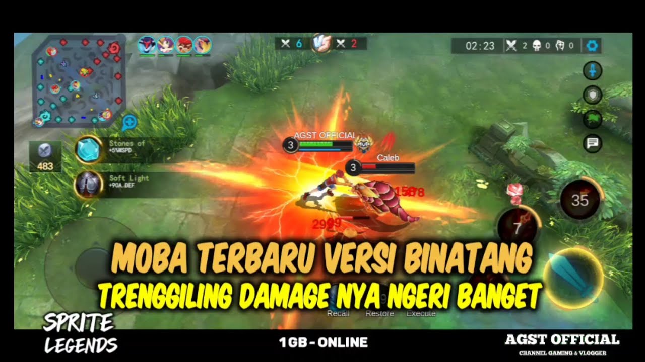 INI DIA ! GAME MOBA TERBARU VERSI ANIMAL - SPRITE LEGENDS GAMEPLAY ...