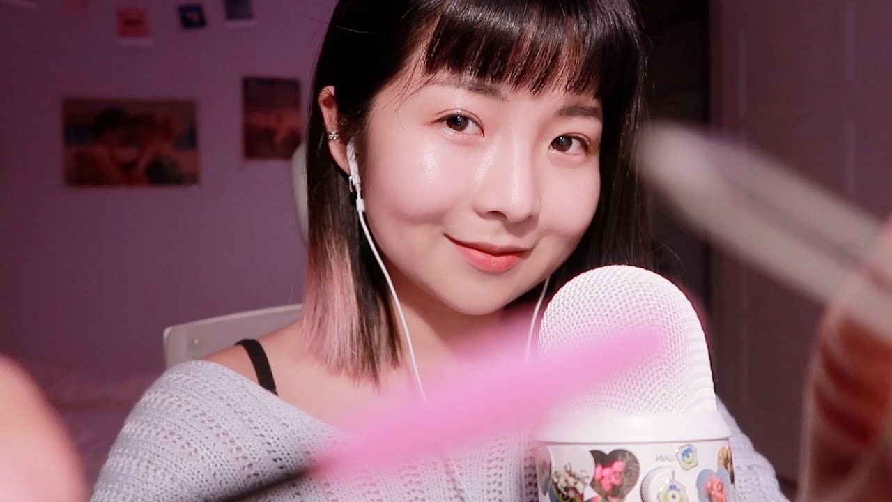 [한국어 Korean ASMR] 눈썹 다듬어드려요 doing your eyebrows - YouTube