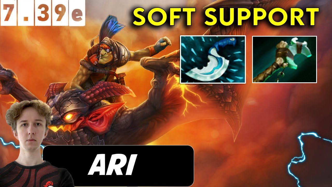 Ari Batrider Soft Support - Dota 2 Patch 7.39e Pro Player Full Gameplay ...