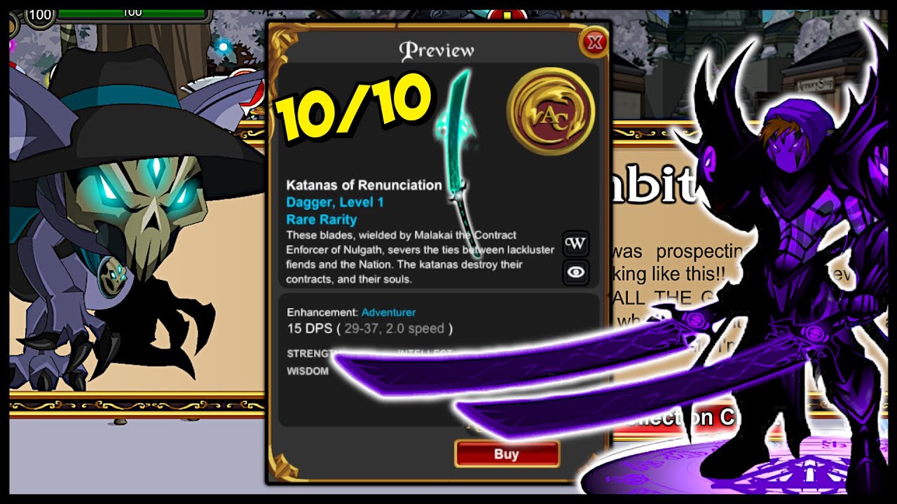 Nulgath 2025 10K Collection Chest Week 1, Katana of Renunciation AQW! - YouTube