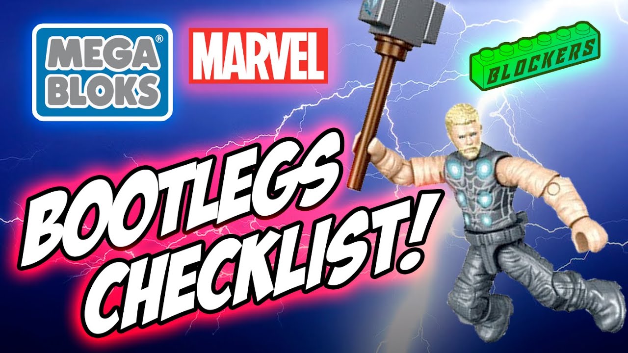 Mega Bloks Marvel Bootlegs Checklist ★ #megabloks #megaconstrux #marvel ...