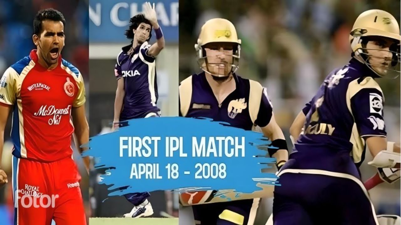 RCB VS KKR 1st Match |18th April 2008 |DLF IPL Season 1 |4K HD Video ...