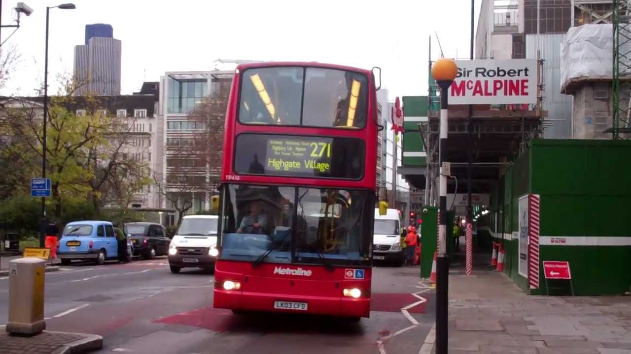 Metroline Route 271 TP410 LK03CFD Plaxton President Trident - YouTube