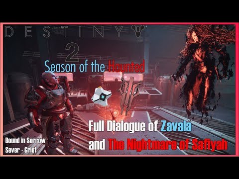 Destiny 2 Season of the Haunted - Bound in Sorrow, Grief Zavala ...