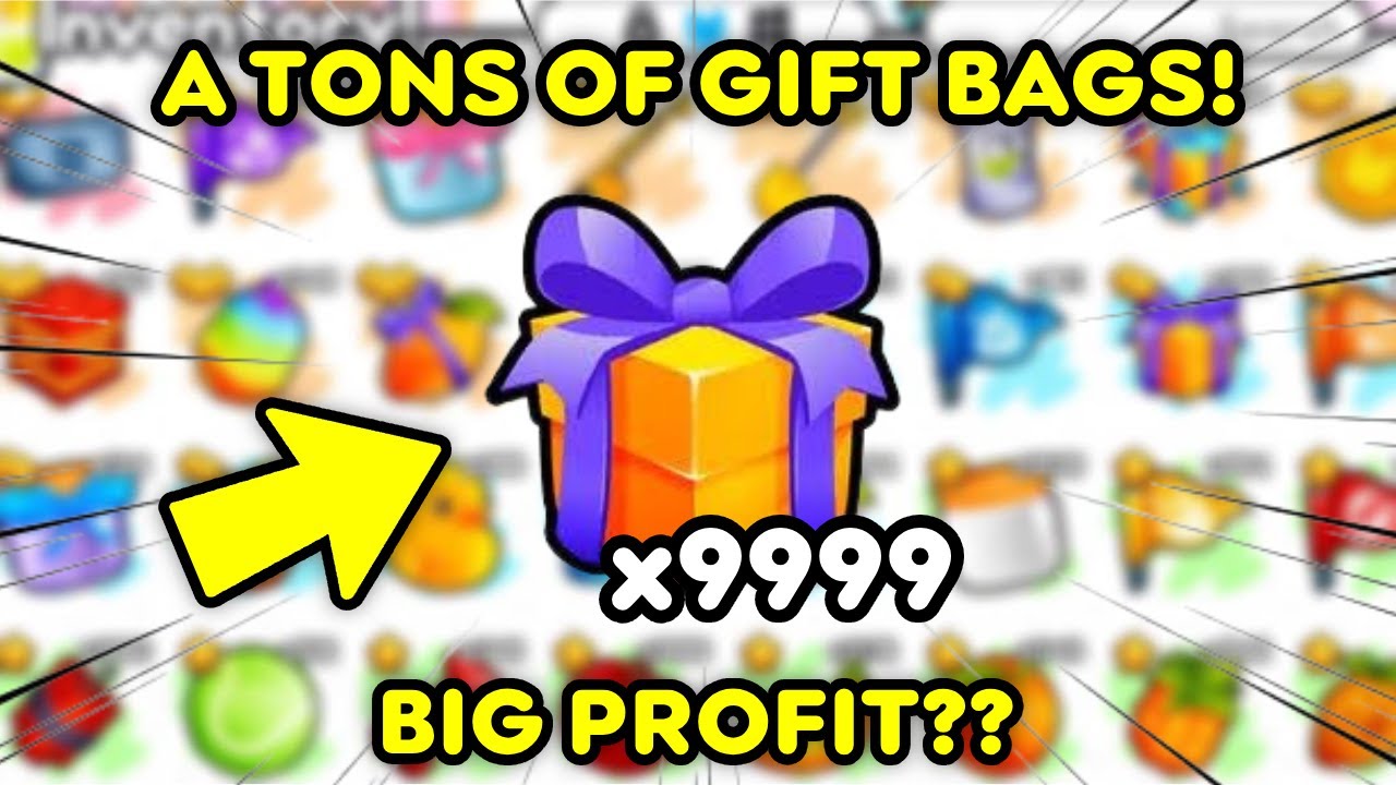 I OPENED A TONS OF GIFT BAGS AND GOT THIS in Pet Simulator 99 - YouTube