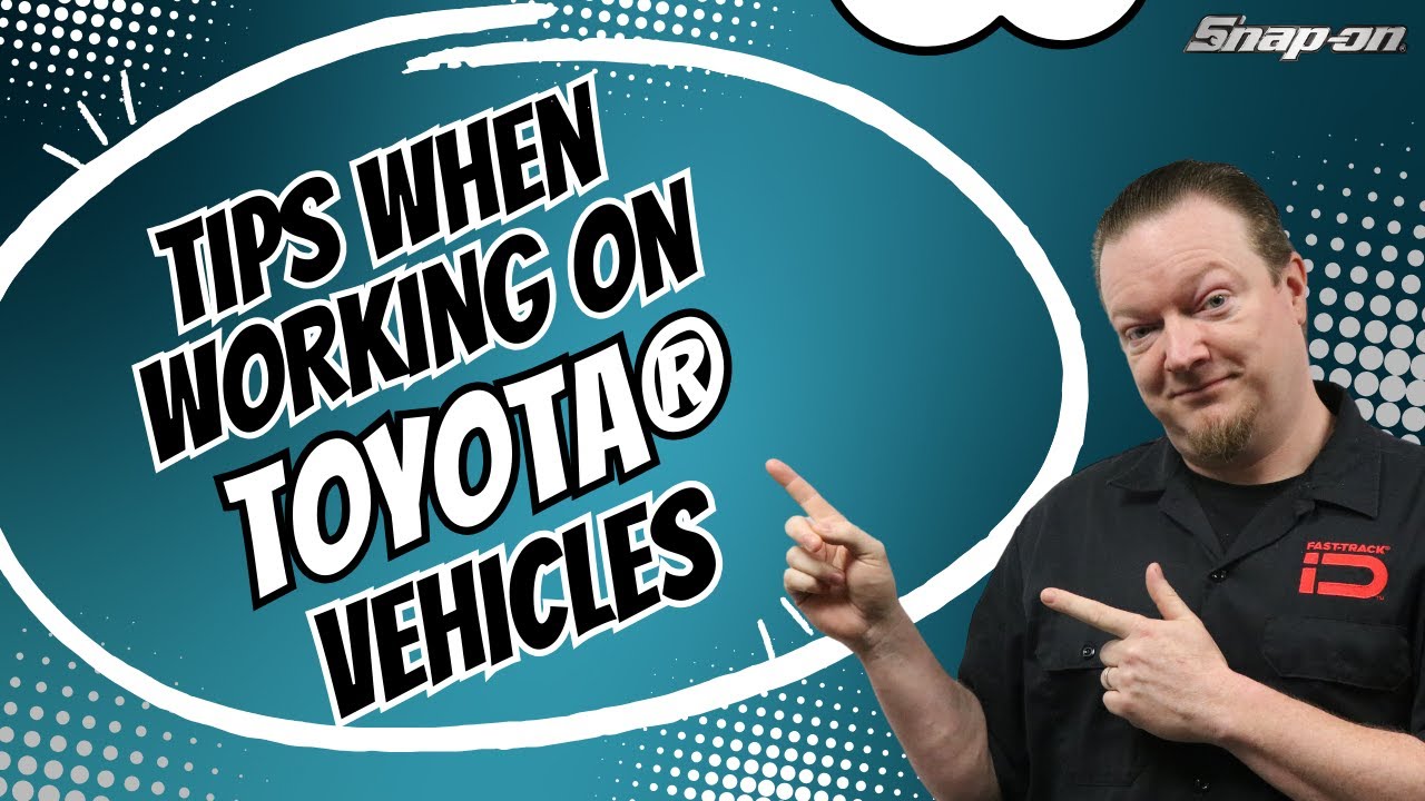 Working On Toyota® Vehicles | Tips From a Tech | Snap-on Diagnostics - YouTube