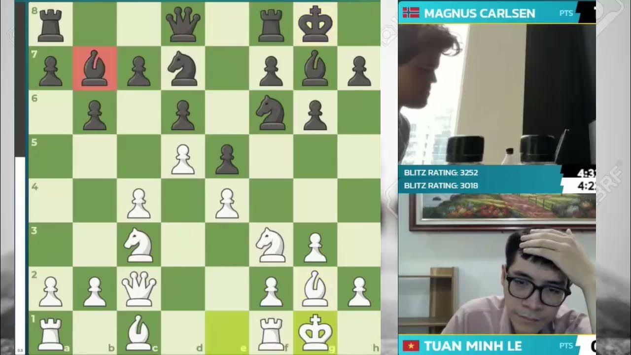 Tuan Minh Le vs Magnus Carlsen || Speed Chess Championship 2024 - R2 - YouTube