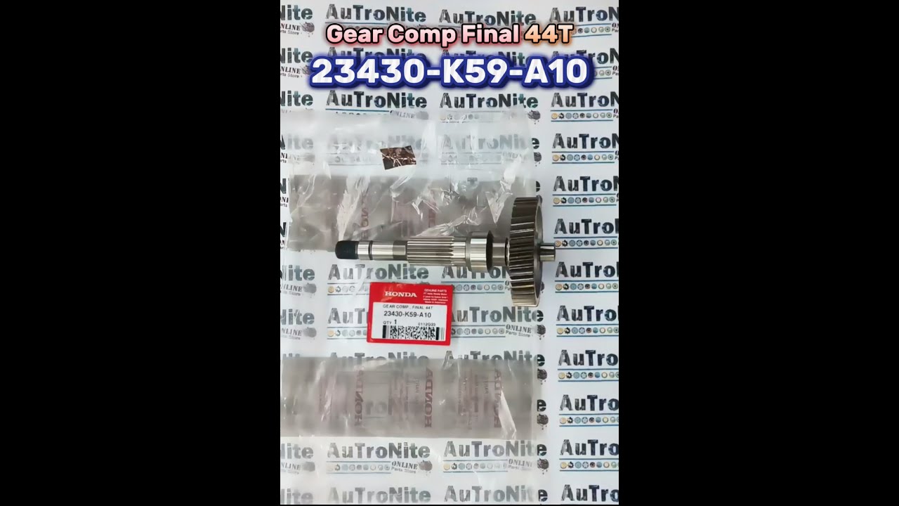 As Roda Belakang Gear Comp Final 44T 23430-K59-A10 Original Honda Air ...