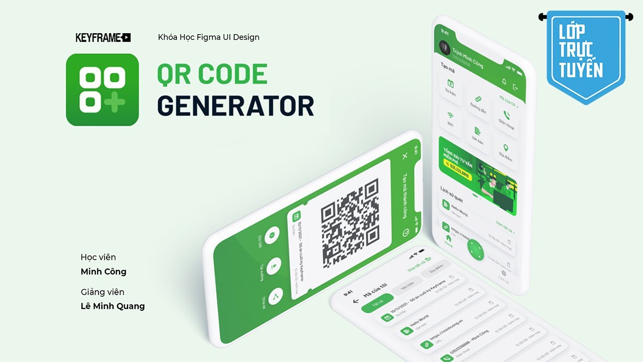 Design system ứng dụng QR Code Generator - YouTube