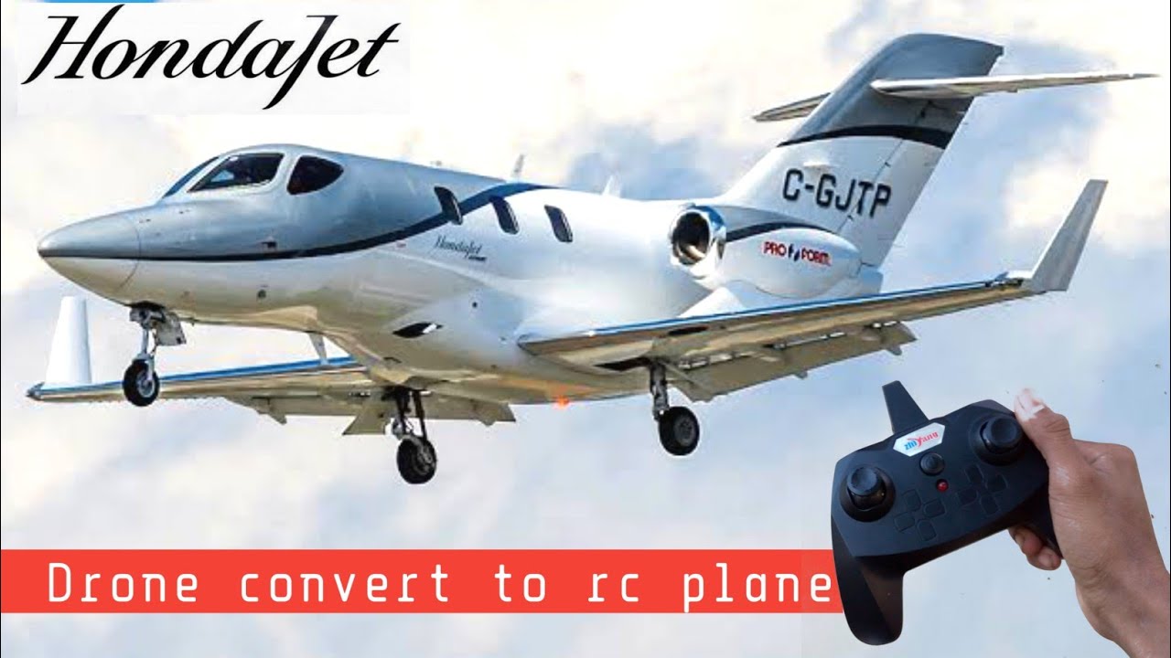 Honda Jet Remote control - Homemade mini RC plane - Build & Fly - YouTube