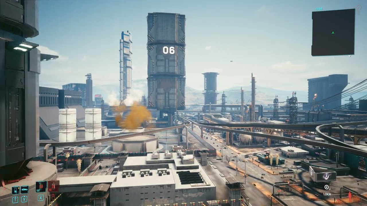 Cyberpunk 2077 LOD-Test - YouTube