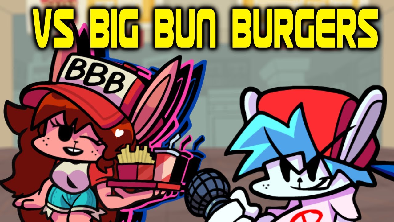 FNF VS Big Bun Burgers - Big Bun Burgers MOD - YouTube