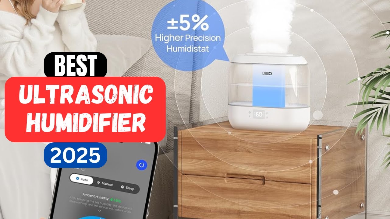 Best Ultrasonic Humidifier for a Healthier Home | Top 5 Ultrasonic ...