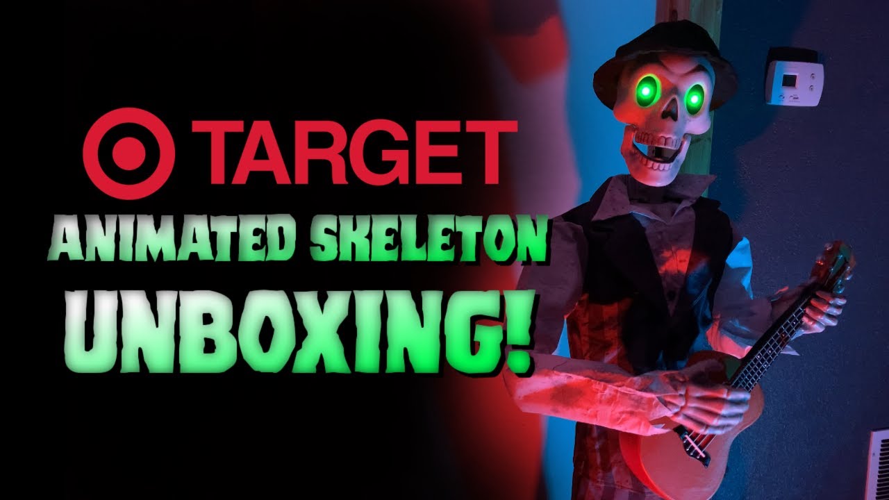 Target 2022 SERVO Halloween Animated Ukulele Skeleton UNBOXING/SETUP ...