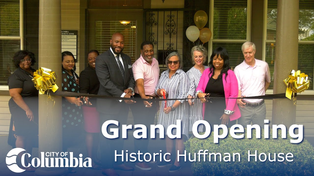 Grand Re-Opening & Tour of the Historic Huffman House - YouTube