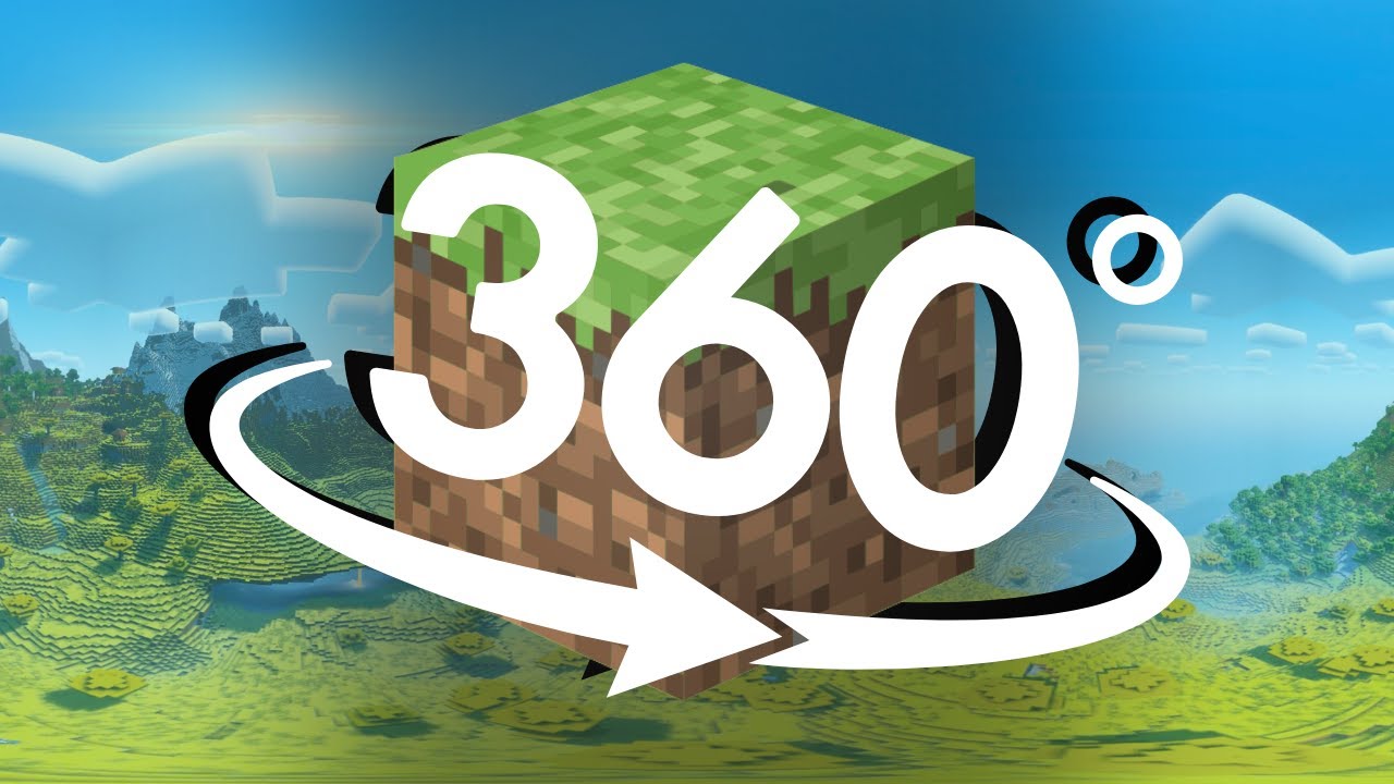 minecraft but it's 360° - YouTube