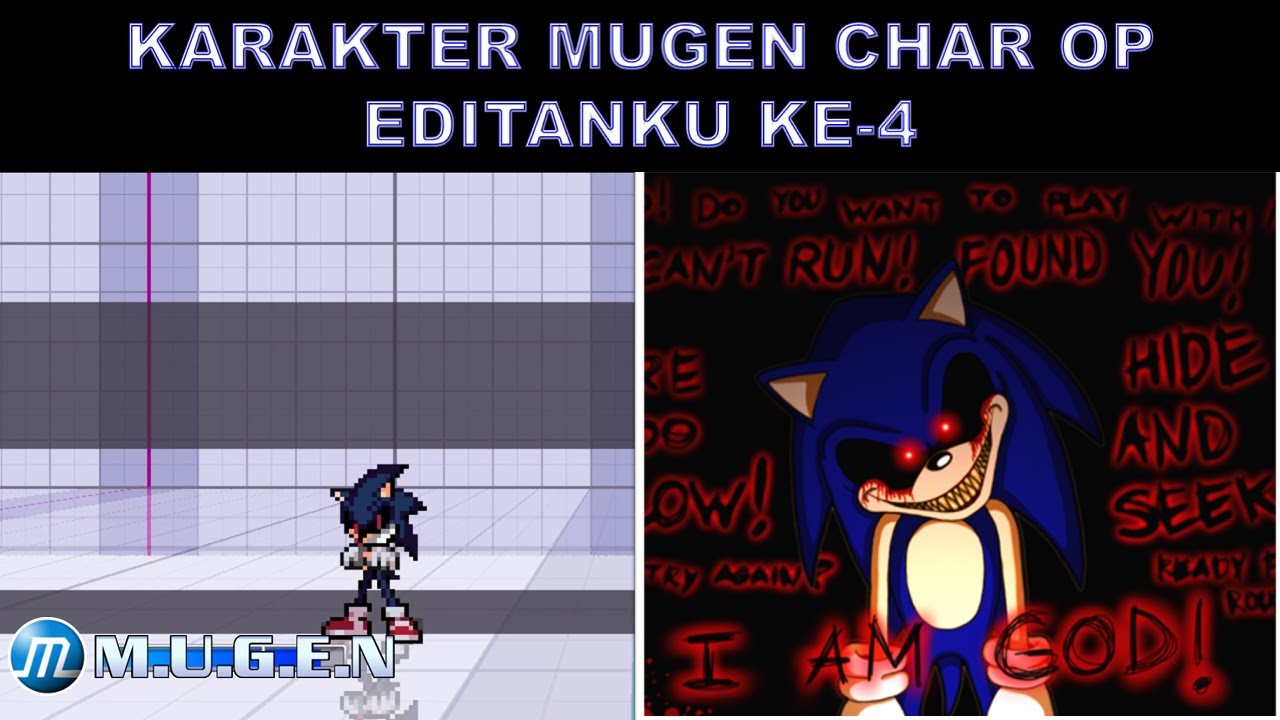 Karakter OP Mugen editanku - Sonic Exe V1.5 OP - YouTube