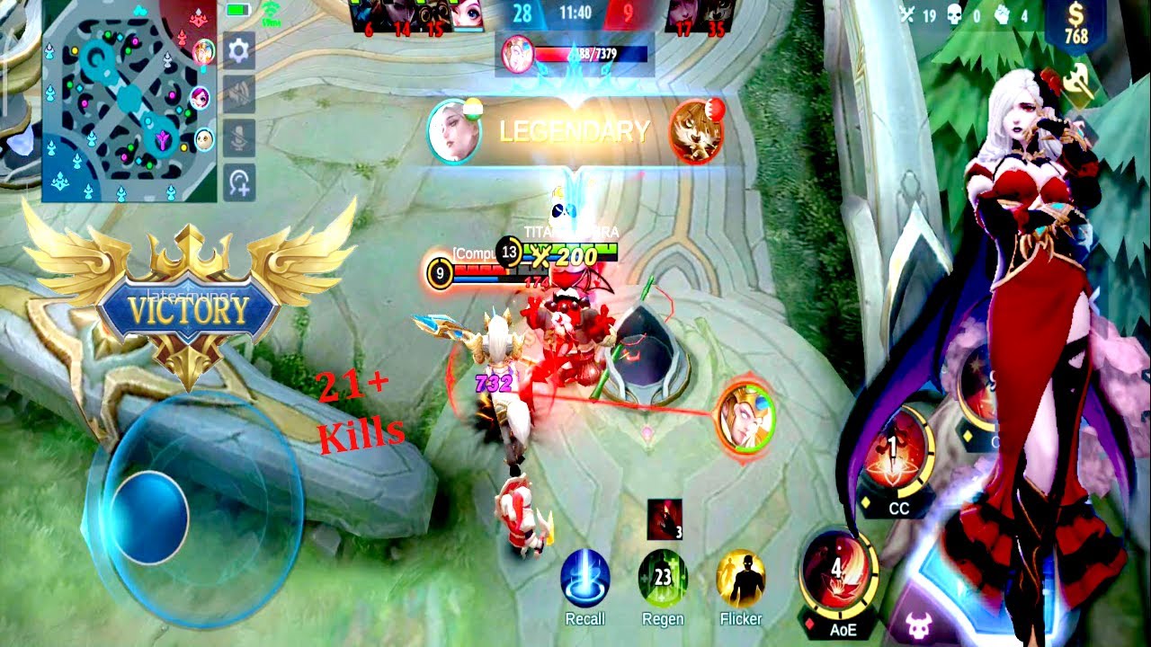 epic gameplay || gameplay of carmilla || mlbb || carmilla not uot - YouTube