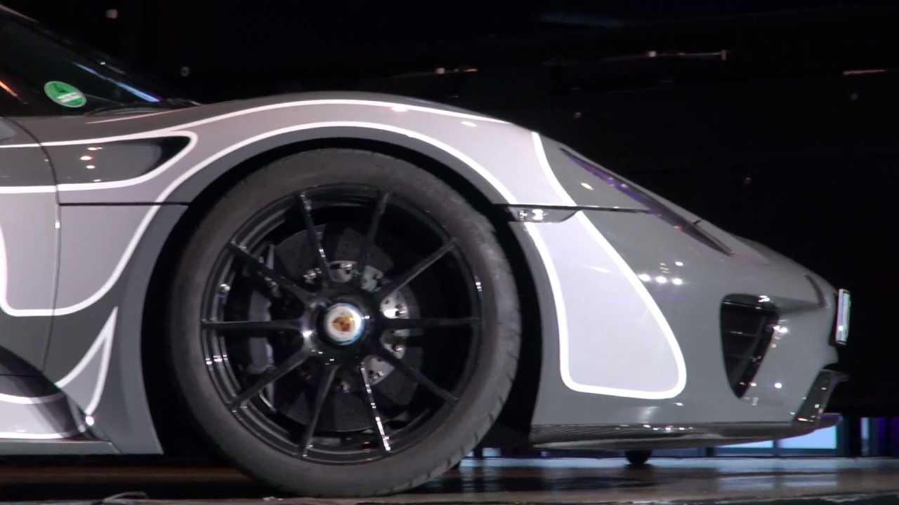 Porche 918 side view WORLD PREMIERE at Nürburgring (development ...