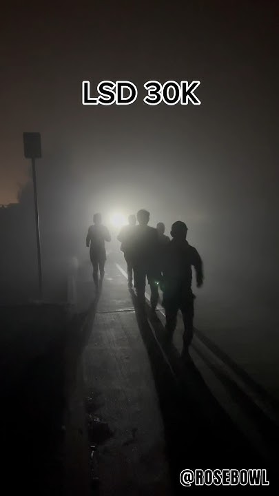 2/17/2024 Running Vlog (달리기일상) : 안개속에서 LSD 30k : 비맞으며 뛰는 느낌. 15마일 이후, 당떨어지고, 오르막에, 다리가 무거워지며 ...