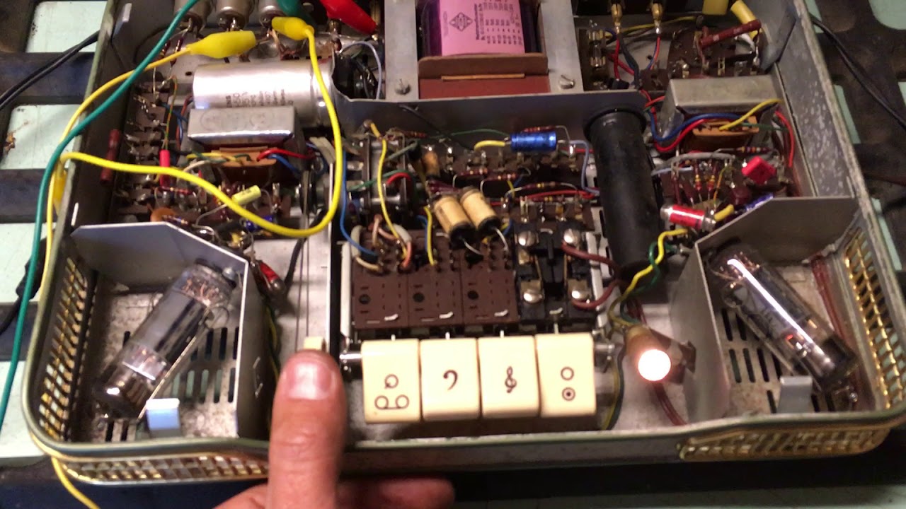 Telefunken S81 tube amplifier Röhrenverstärker 1961 Stereo - YouTube