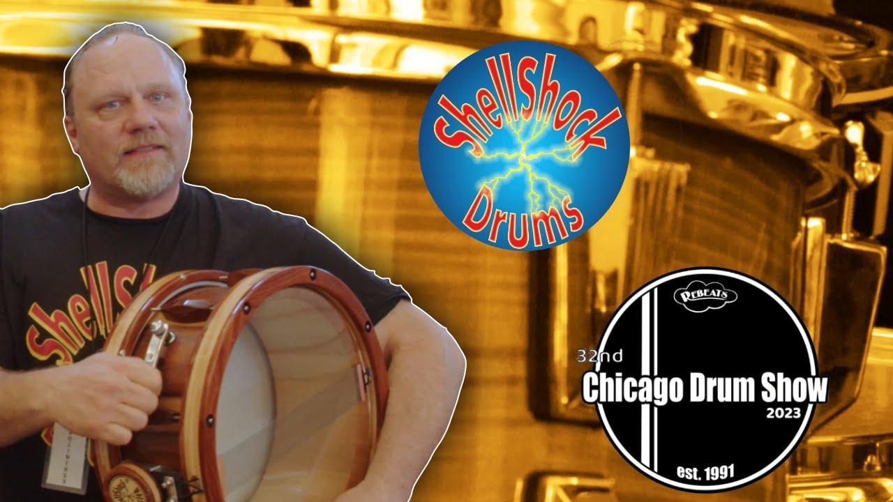 Crafting Rhythms: Shell Shock Drums Exquisite Handmade Drums | Chicago Drum Show 2023 - YouTube