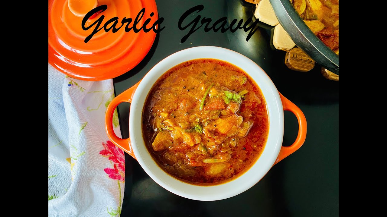 Garlic gravy recipe| How to make easy and tasty garlic gravy - YouTube