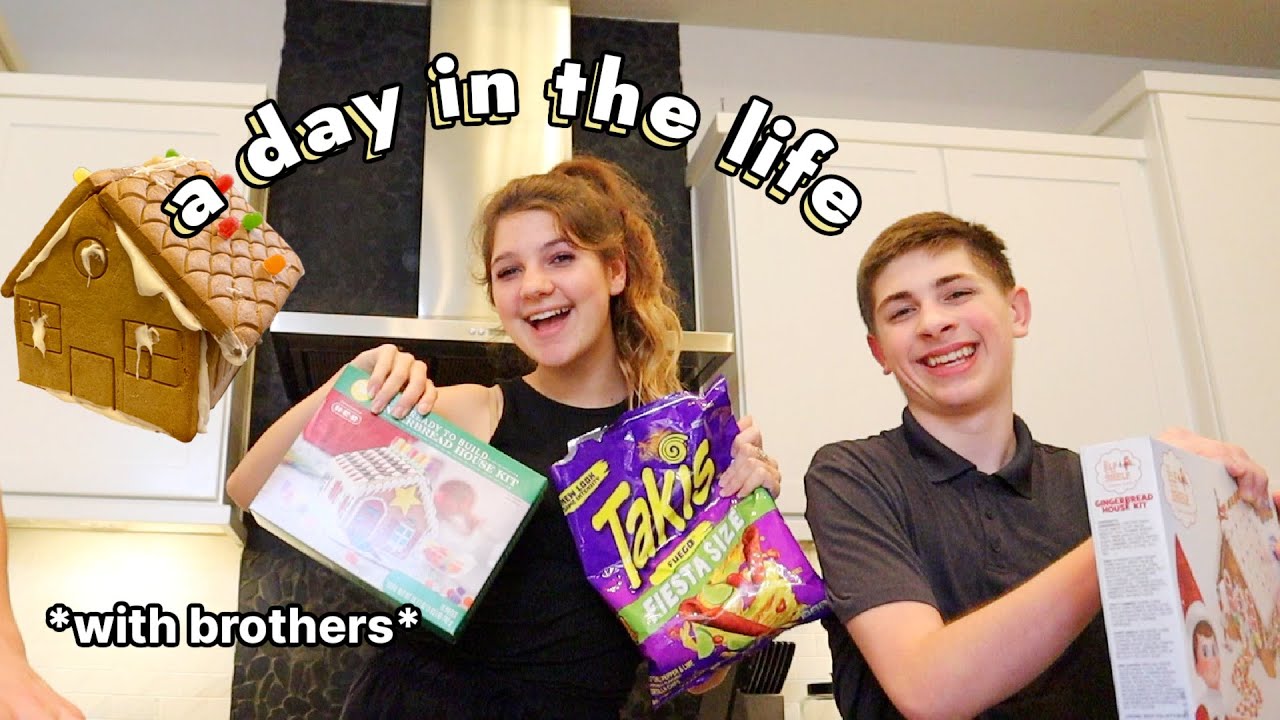 a day in the life with brothers! VLOGMAS DAY 3 - YouTube