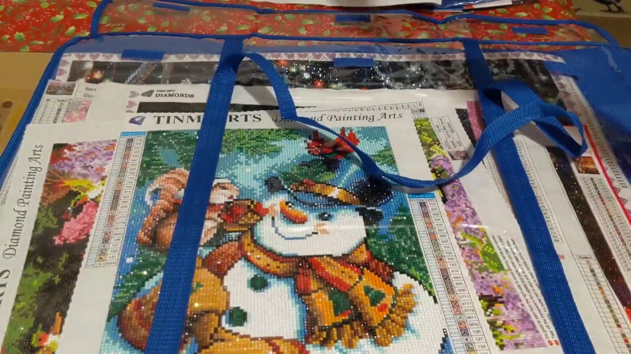 Completed Diamond Paintings for 2019 and Plans for 2020 - YouTube