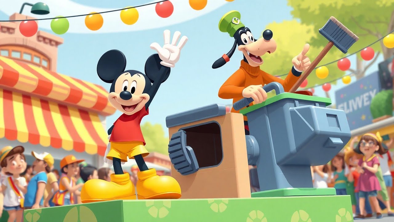 Mickey's Magical Cleaning Adventure - YouTube