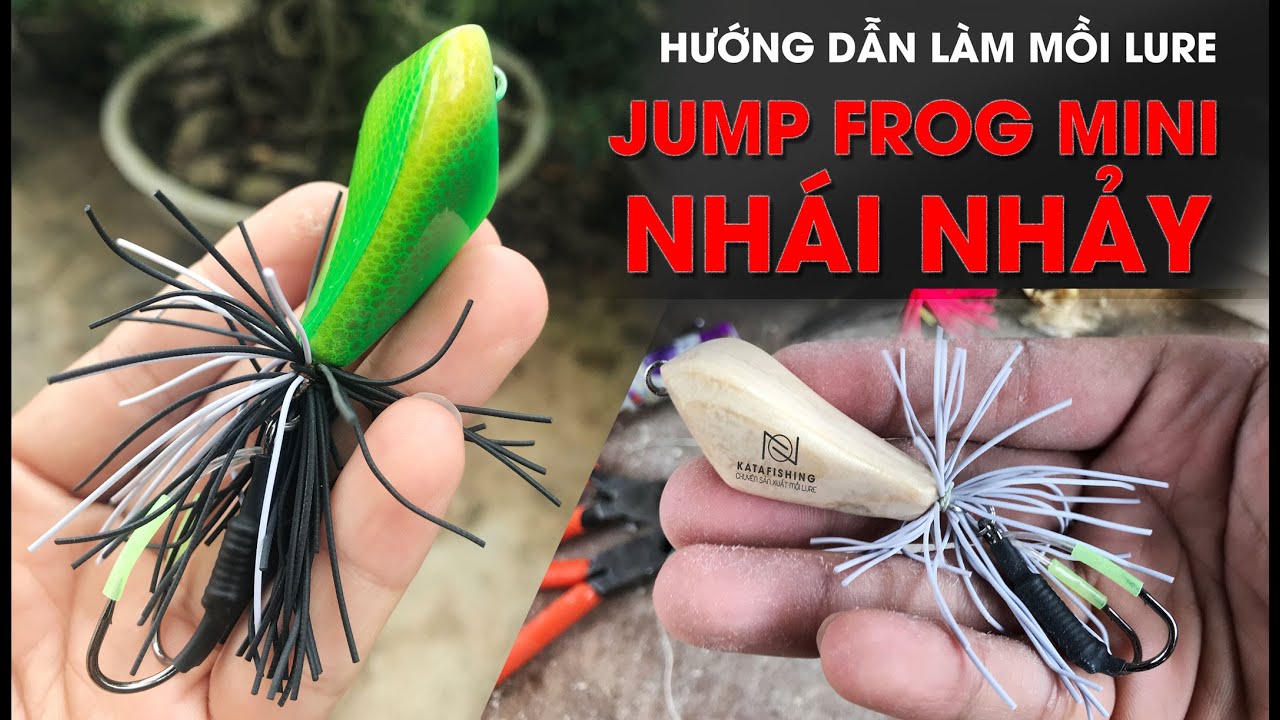 Tutorial Making Mini Jump Frog Handmade I Hướng dẫn làm Nhái Nhảy Mini ...