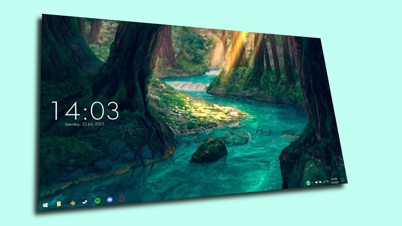 How To Make Your Desktop Look Clean And Professional For Free! (2023 ...