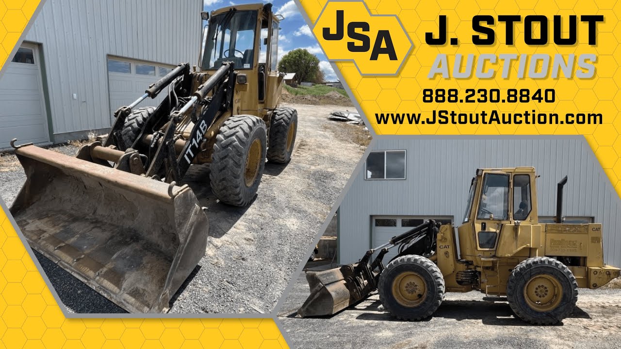 1992 Caterpillar IT14B Integrated Tool Carrier - YouTube