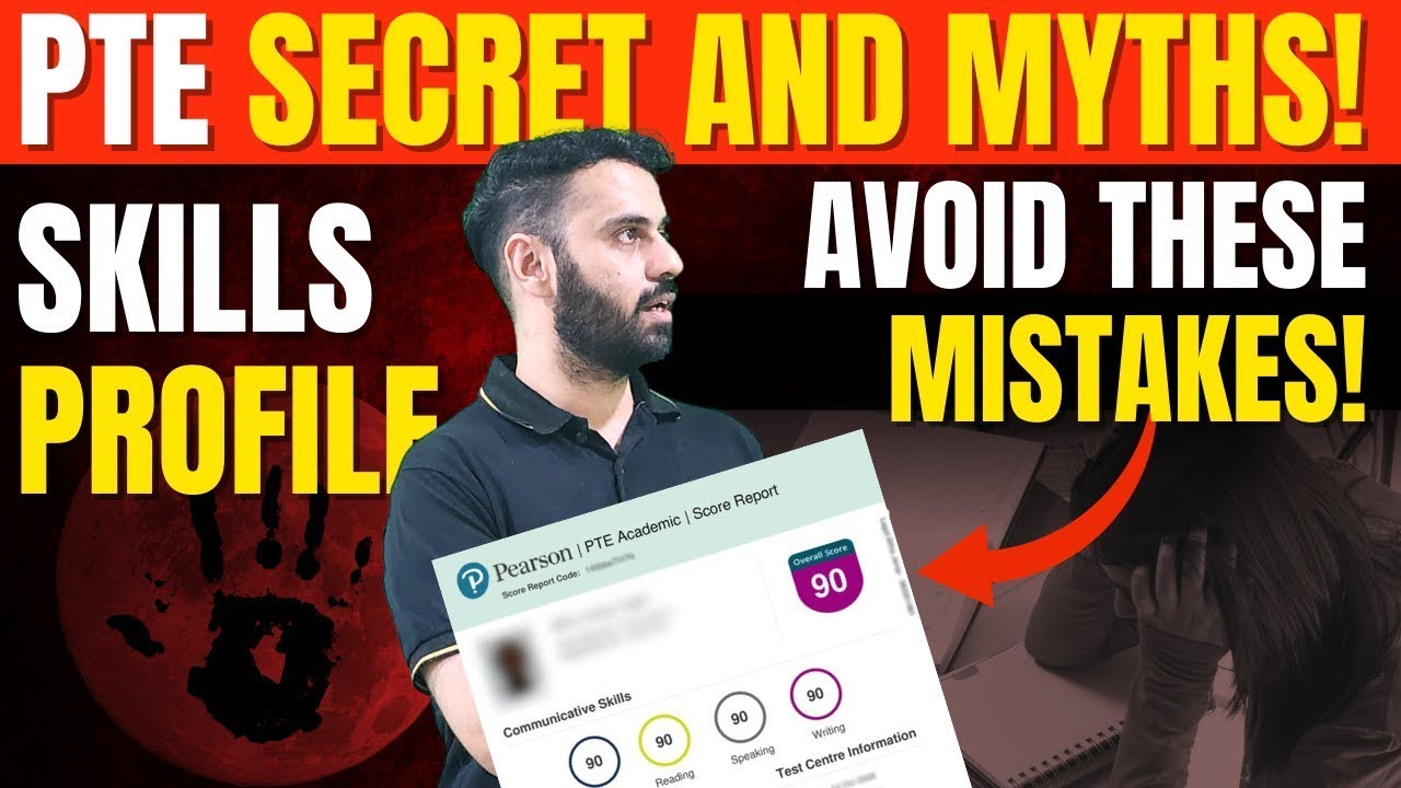 PTE Secret And Myths - 5 Days Proven Study Plan | Skills Profile ...