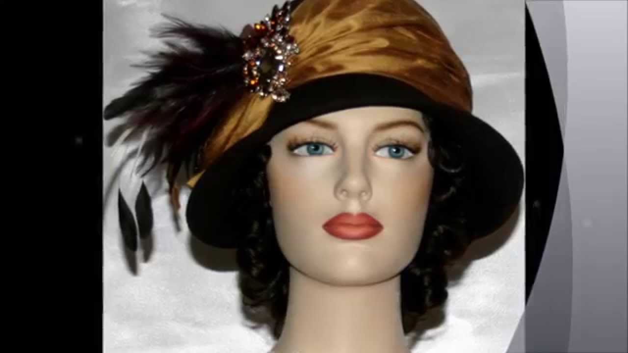 Flapper Cloche Hat: Embrace the Essence of Fall Elegance! "Autumn Spice ...