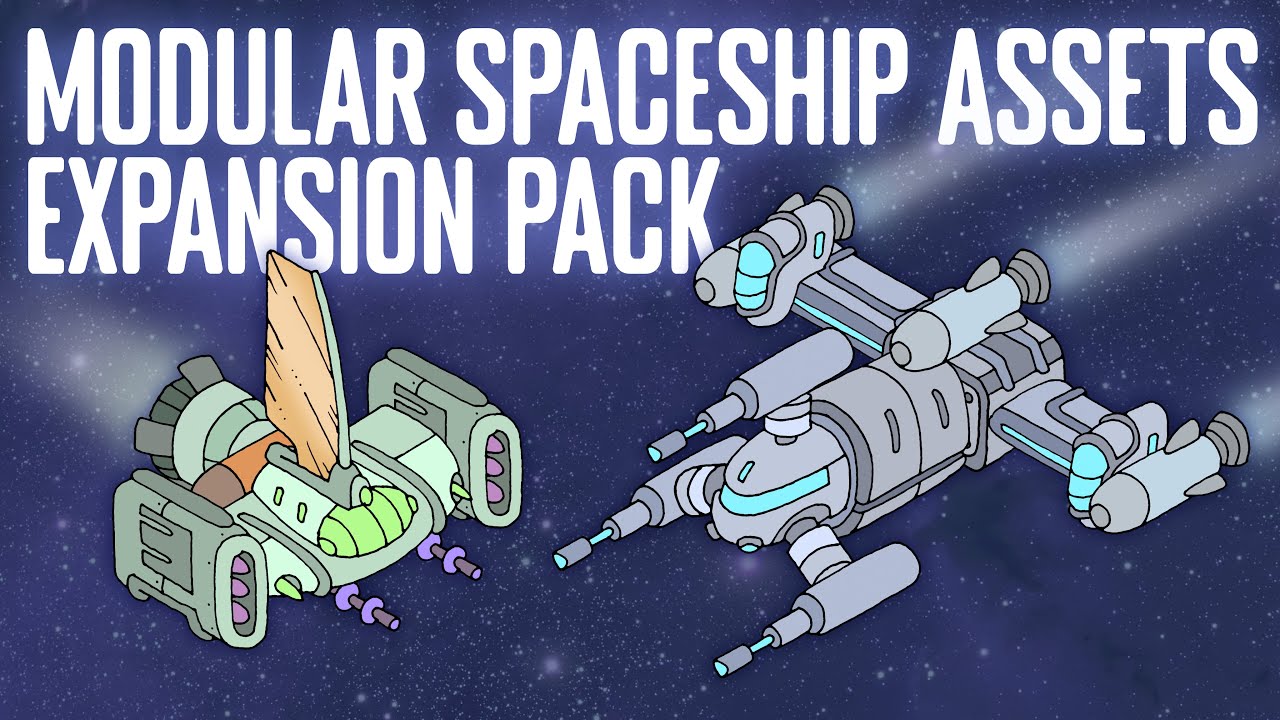 Modular Spaceship Assets Expansion Pack - YouTube