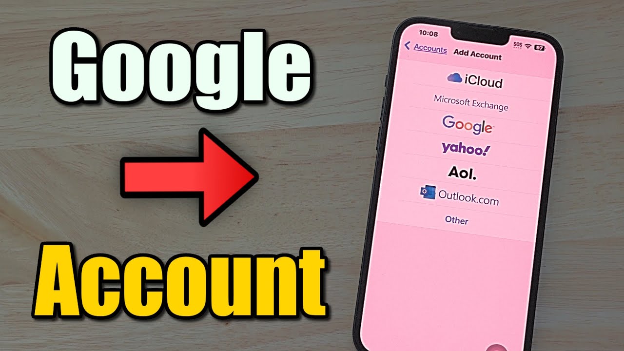How to Add Gmail Account to iPhone 14 (Google Email) - YouTube