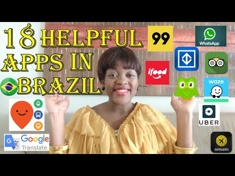 18 MOST HELPFUL APPS TO USE IN BRAZIL🇧🇷 || Travel, Communication, food ...