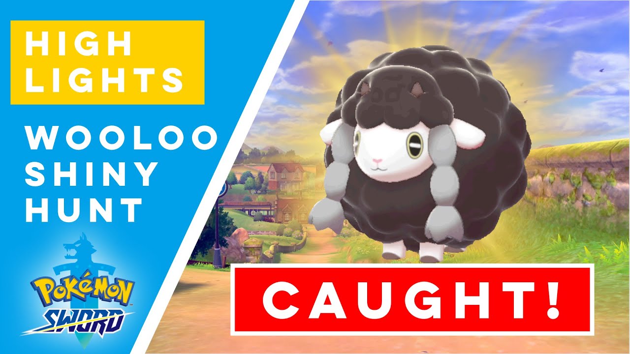 THE CHILD: Wooloo Shiny Hunting Highlights! | Pokemon Sword and Shield ...