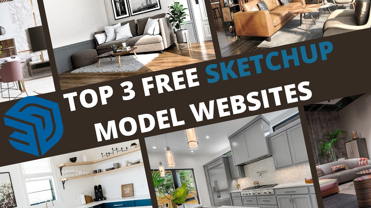 The top 3 free download SketchUp models websites - YouTube
