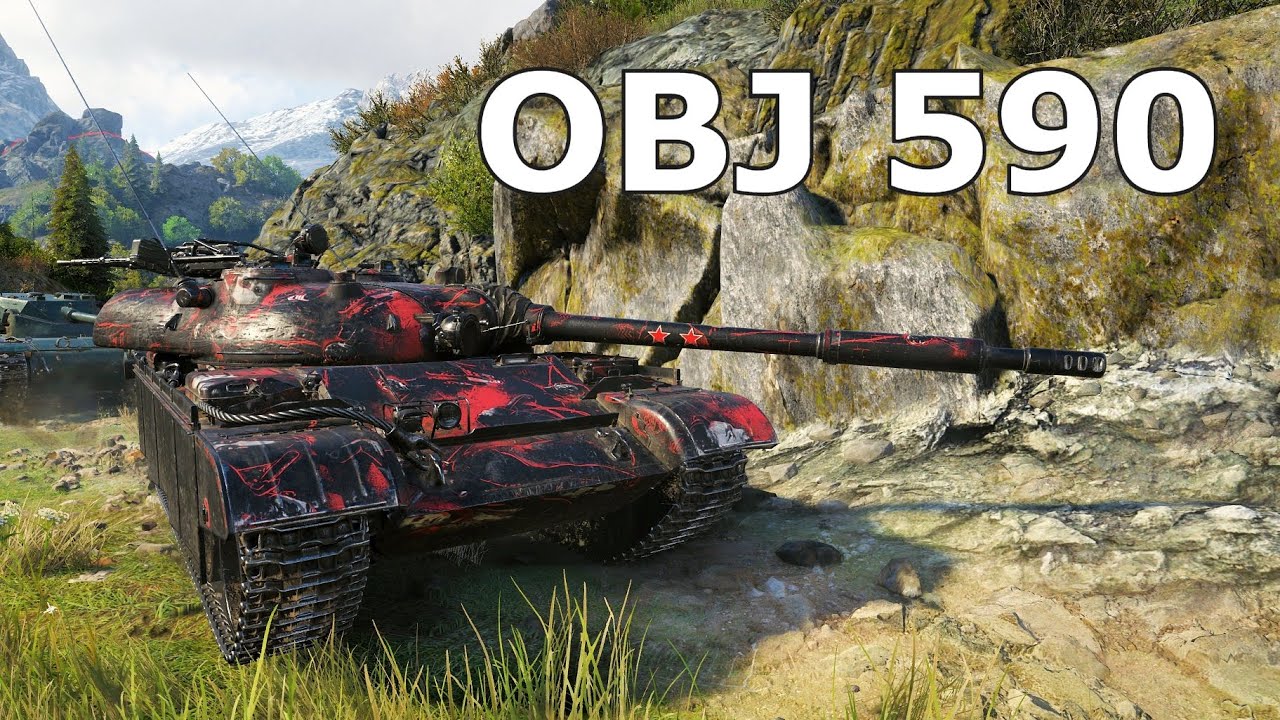 World of Tanks Object 590 - Tier IX Premium Soviet Medium Tank - YouTube