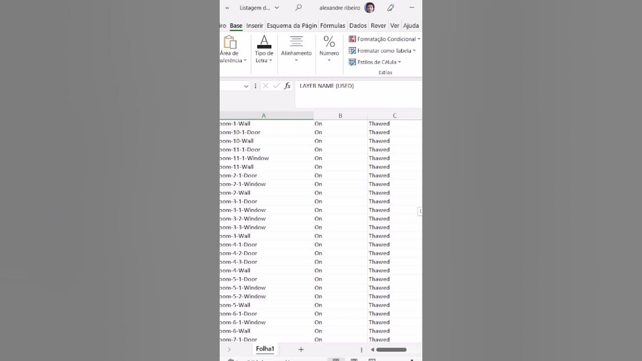 Como exportar listas de layers do ZWCAD para o EXCEL no Ibercad+ - YouTube