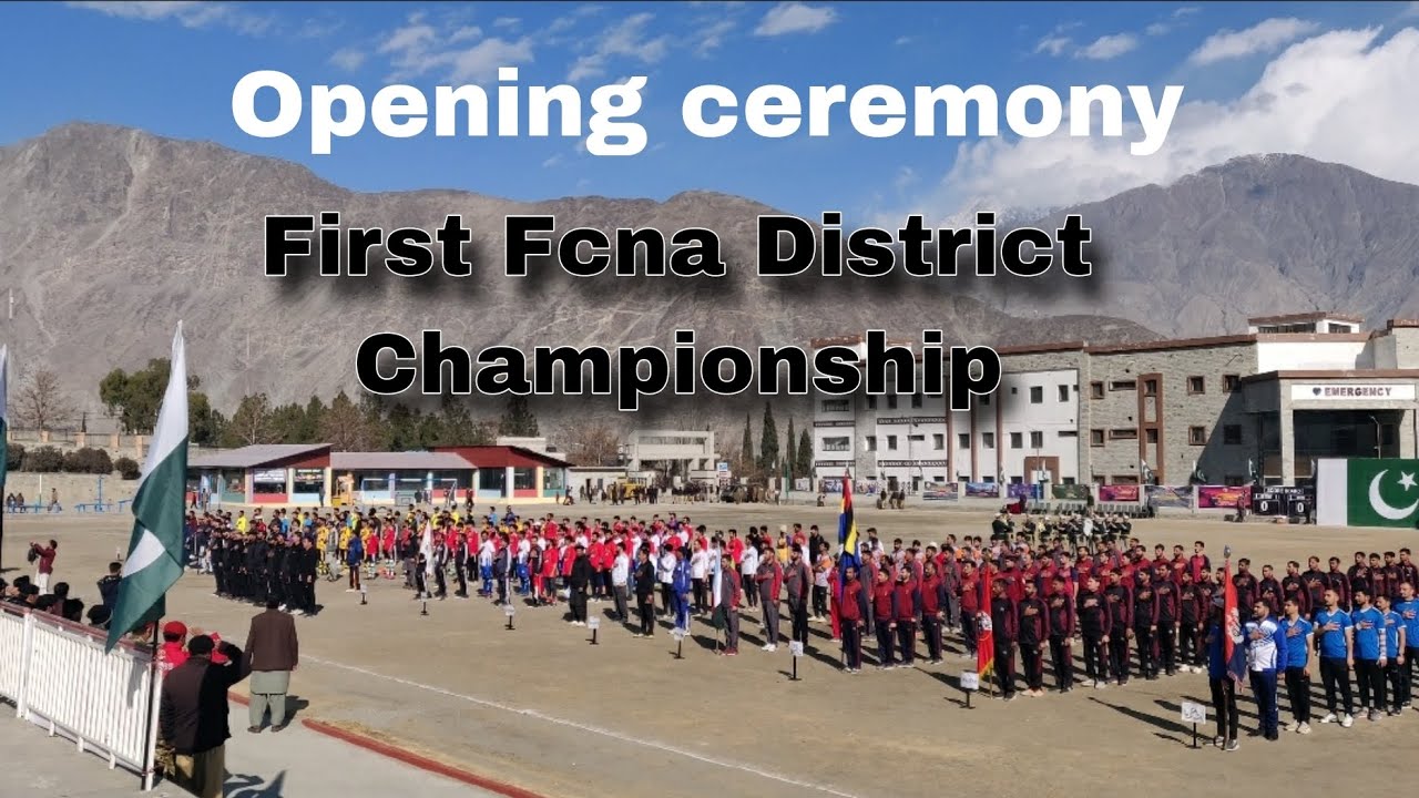 Opening ceremony first FCNA District Championship - YouTube