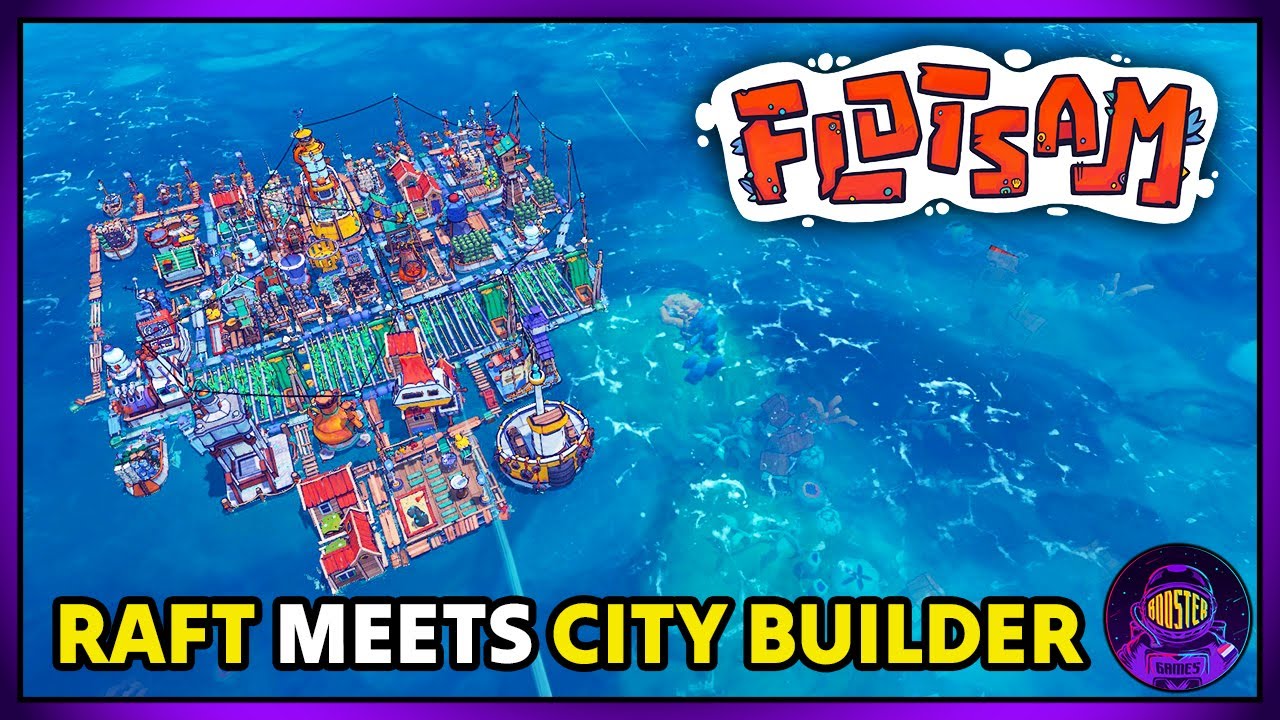 LIVE | Expanding Our Floating Trash Town in Flotsam - Raft-Like Ocean ...