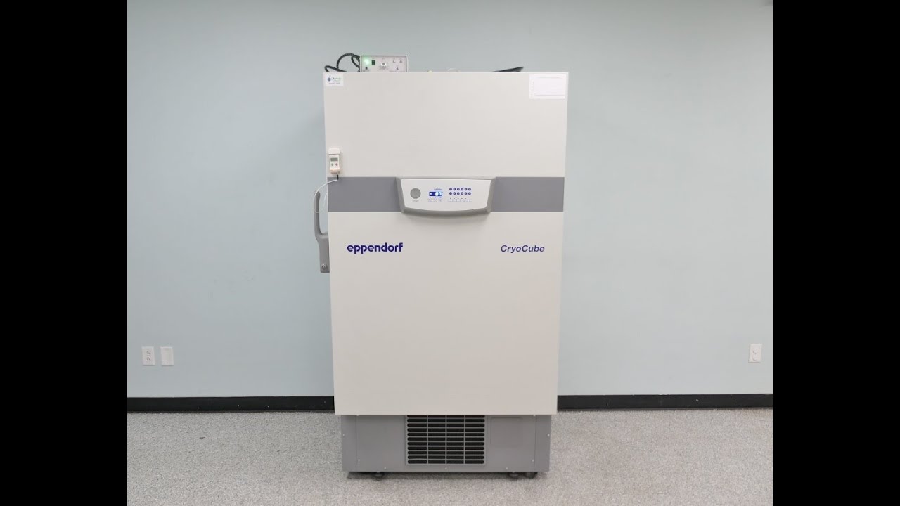 Eppendorf Ultra Low Freezer Cryocube F570h ID 19170 - YouTube