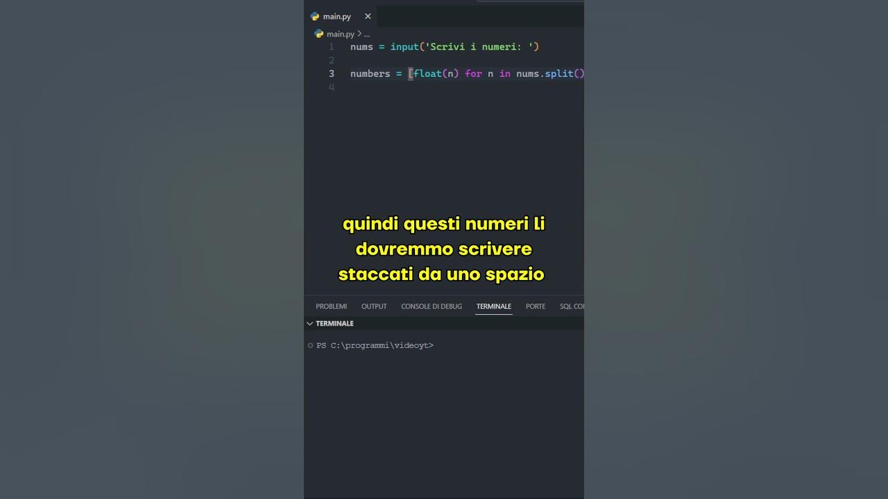 Come calcolare la media aritmetica in Python #python - YouTube