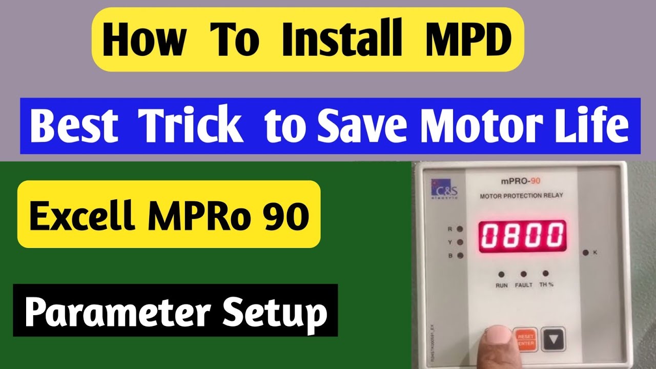 How to Install a Motor Protection Relay (and Why You Should) - YouTube