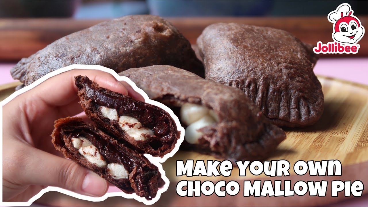 CHOCO MALLOW PIE ALA JOLLIBEE | The Perfect ECQ Snack - YouTube